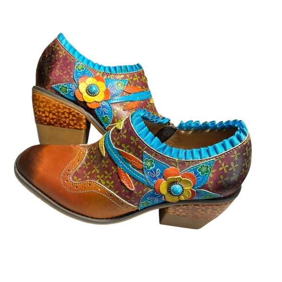 Socofy | Shoes | Socofy Womens Boho Booties Size Eu 38 Us 75 | Poshmark